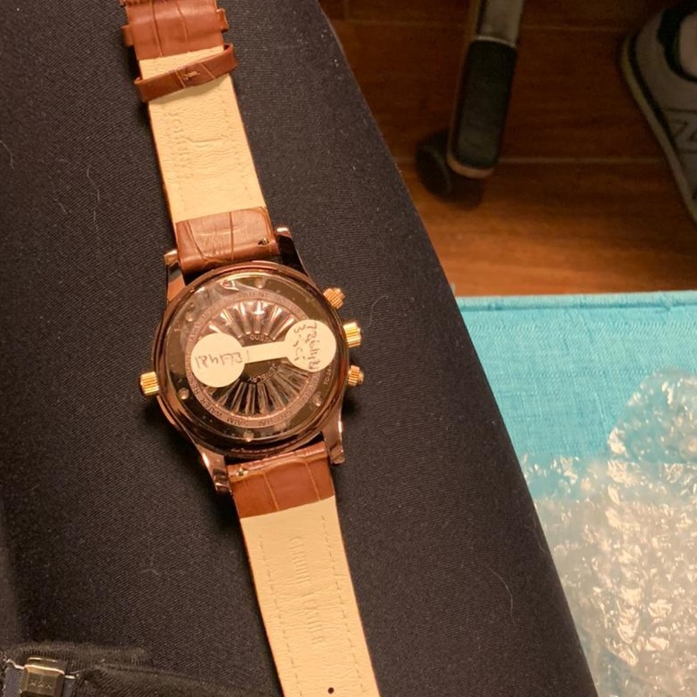 Johnny Dang Signature Dial Brown Toned Watch - Gem